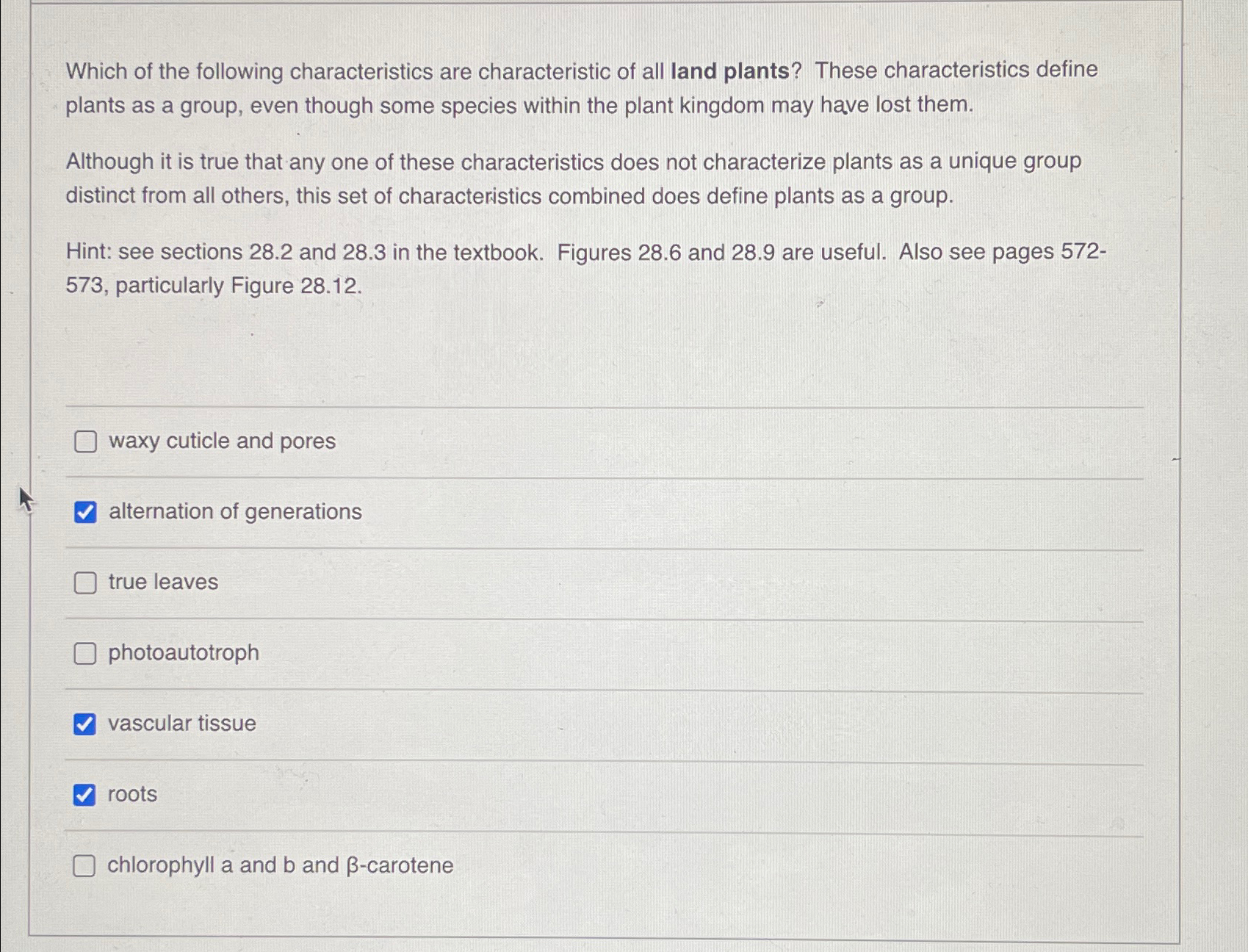 Solved Which of the following characteristics are | Chegg.com