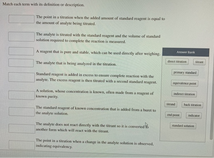 Solved Match each term with its definition or description. | Chegg.com