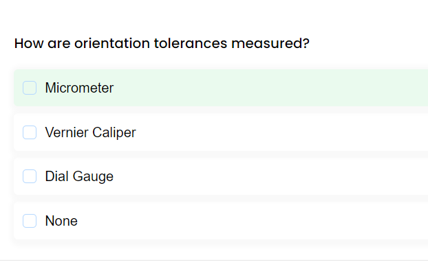 Solved How are orientation tolerances | Chegg.com