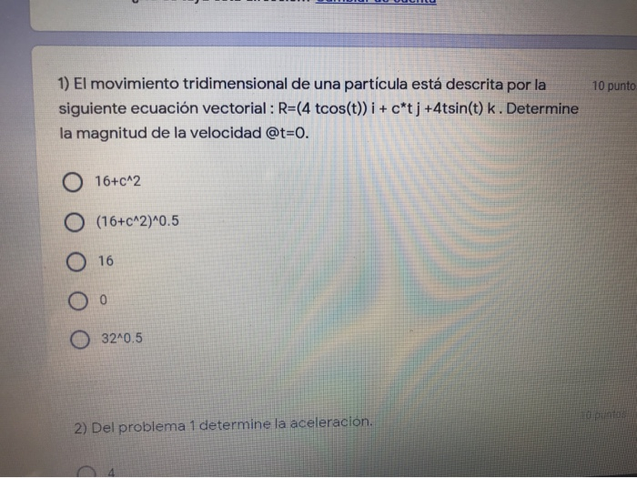 Solved The three-dimensional motion of a particle is | Chegg.com