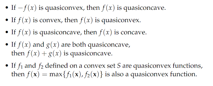 Solved If -f(x) ﻿is quasiconvex, then f(x) ﻿is | Chegg.com