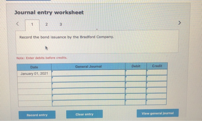 Solved The Bradford Company issued 10% bonds, dated January | Chegg.com