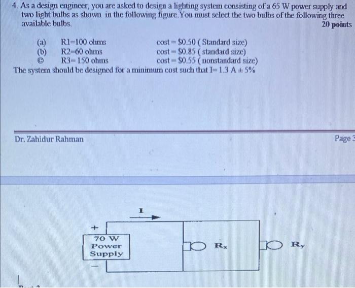 Solved 3. Given a real voltmeter with an internal resistance | Chegg.com