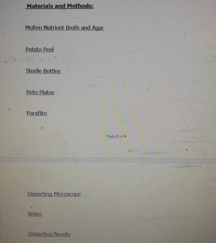 Solved Materials and Methods:Molten Nutrient Broth and | Chegg.com