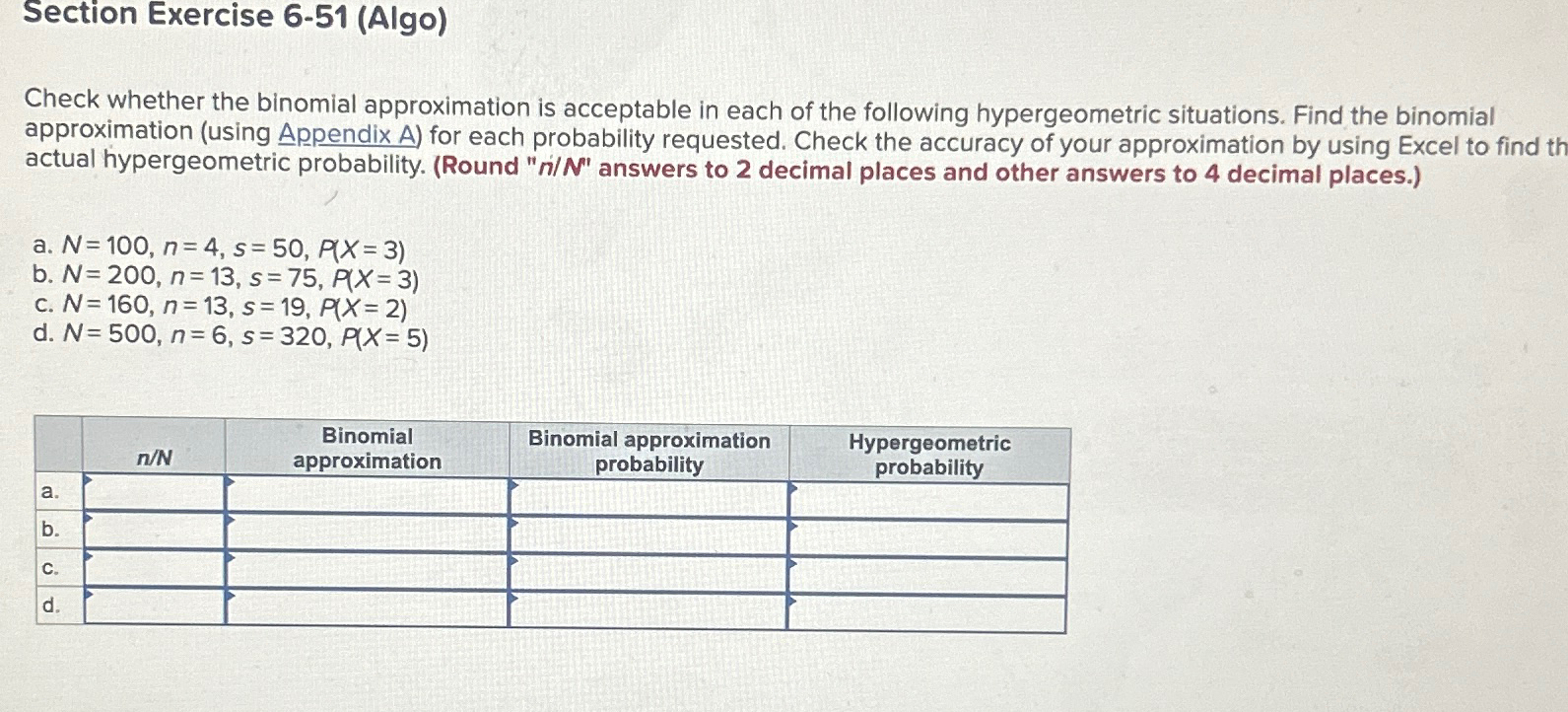 Solved Section Exercise 6-51 (Algo)Check whether the | Chegg.com