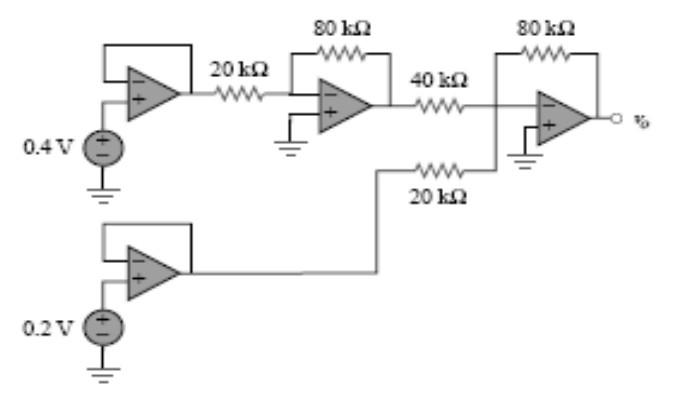 Solved Determine the Vo value for the circuit given below. | Chegg.com