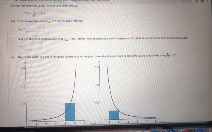 Solved Gonsider the following given function and glven | Chegg.com