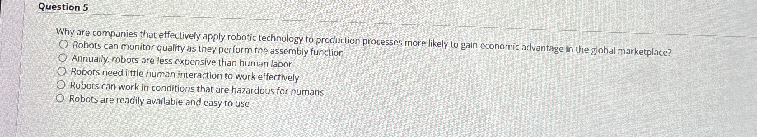Solved Question 5Why are companies that effectively apply | Chegg.com