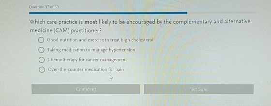 Solved Question 37 of 50Which care practice is most likely | Chegg.com Solved Question 37 of 50Which care practice is most likely | Chegg.com