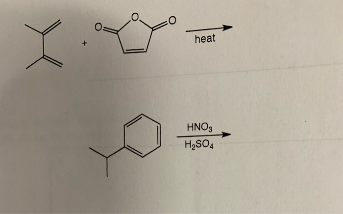 Solved heat HNO3 H2SO4 | Chegg.com