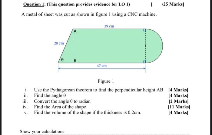 Solved /25 Marks Question 1: (This question provides | Chegg.com