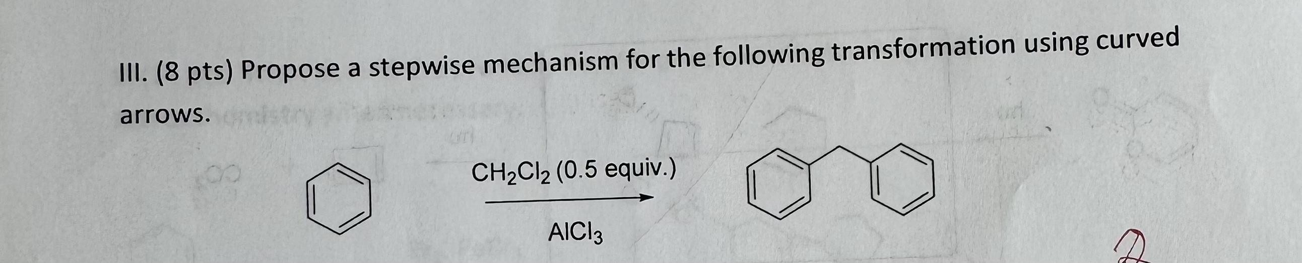Solved III. Propose a stepwise mechanism for the following | Chegg.com