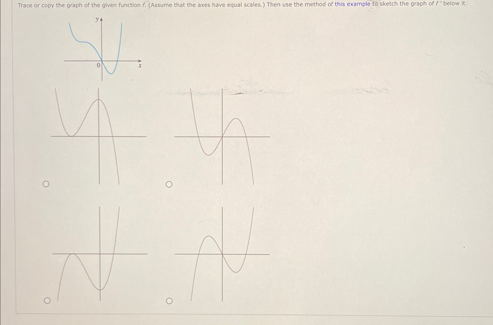 Solved Trace or copy the graph of the given function | Chegg.com