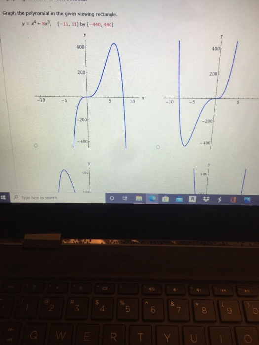Solved Graph the polynomial in the given viewing rectangle. | Chegg.com