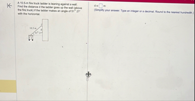 Solved A. 165-m ﻿flee that ladder is leaving against a wal. | Chegg.com