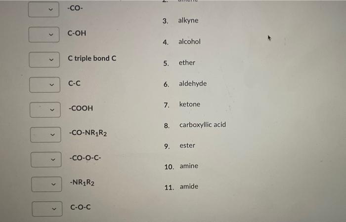 Solved What is the general formula of the functional group | Chegg.com