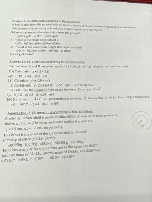 Solved Answer B-10 questions according to the teut belose | Chegg.com