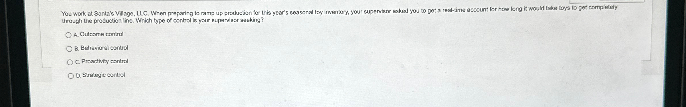 Solved You work at Santa's Village, LLC. ﻿When preparing to | Chegg.com