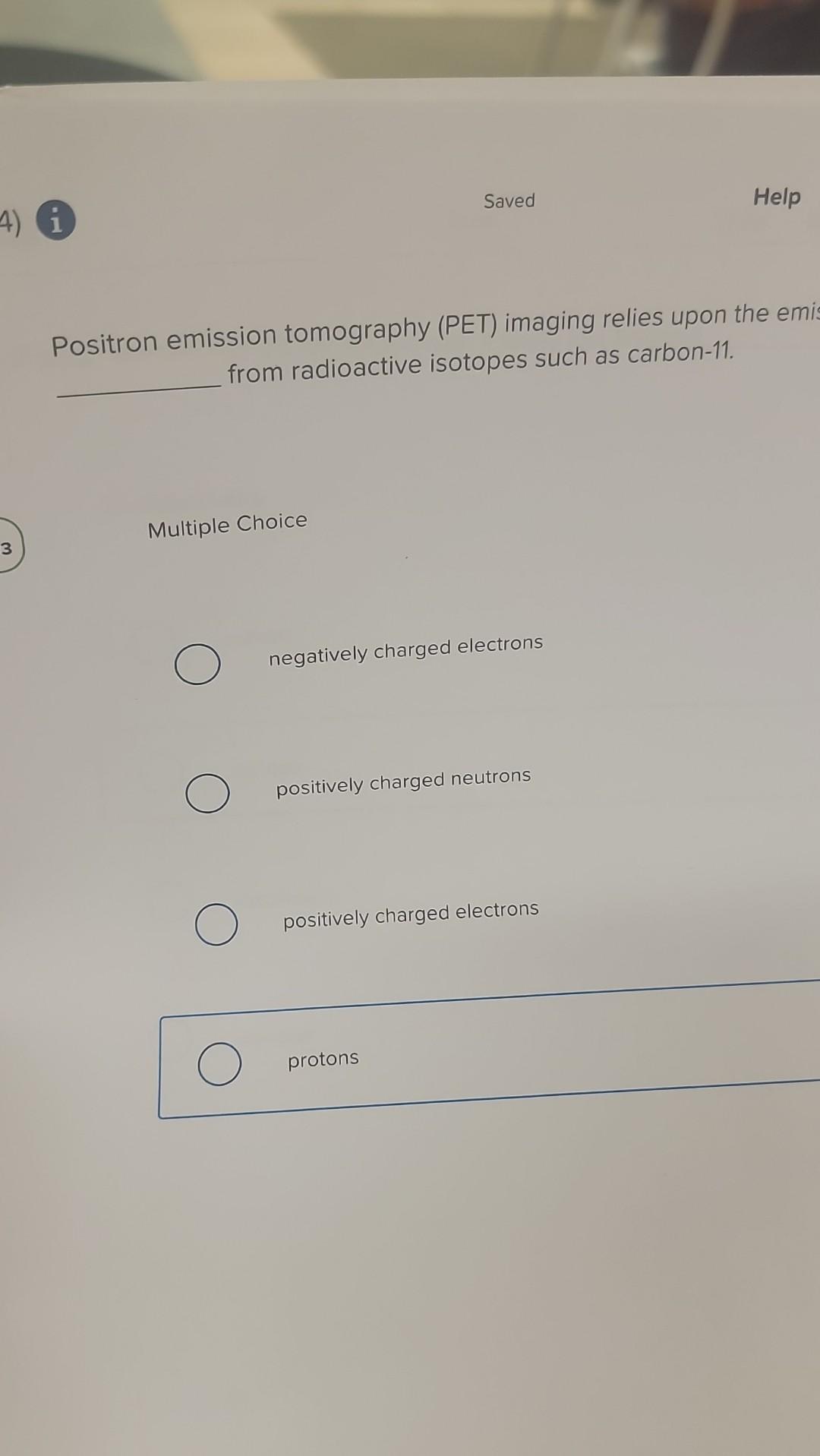 positron emission tomography (PET)imaging relies | Chegg.com