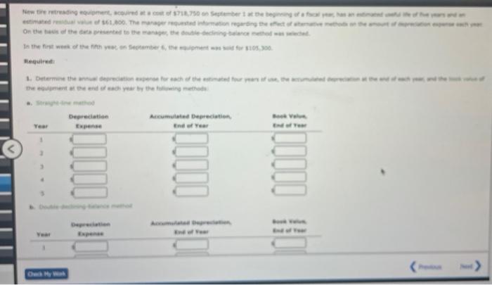 i need help with two charts, one for the | Chegg.com