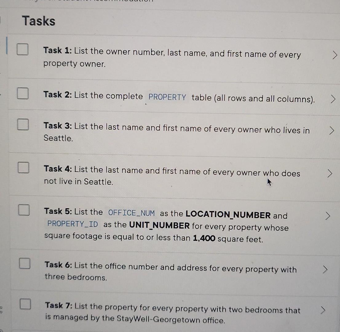 Solved Staywell finds and manages accommodation for owners | Chegg.com