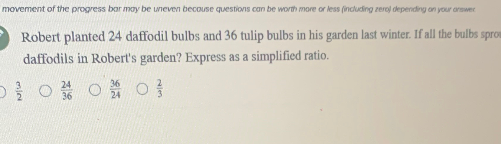 Solved movement of the progress bar may be uneven because | Chegg.com