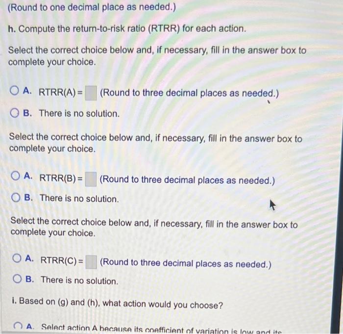 c. Compute the expected monetary value (EMV) for each | Chegg.com