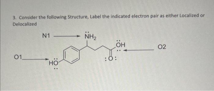 Solved 3. Consider the following Structure, Label the | Chegg.com