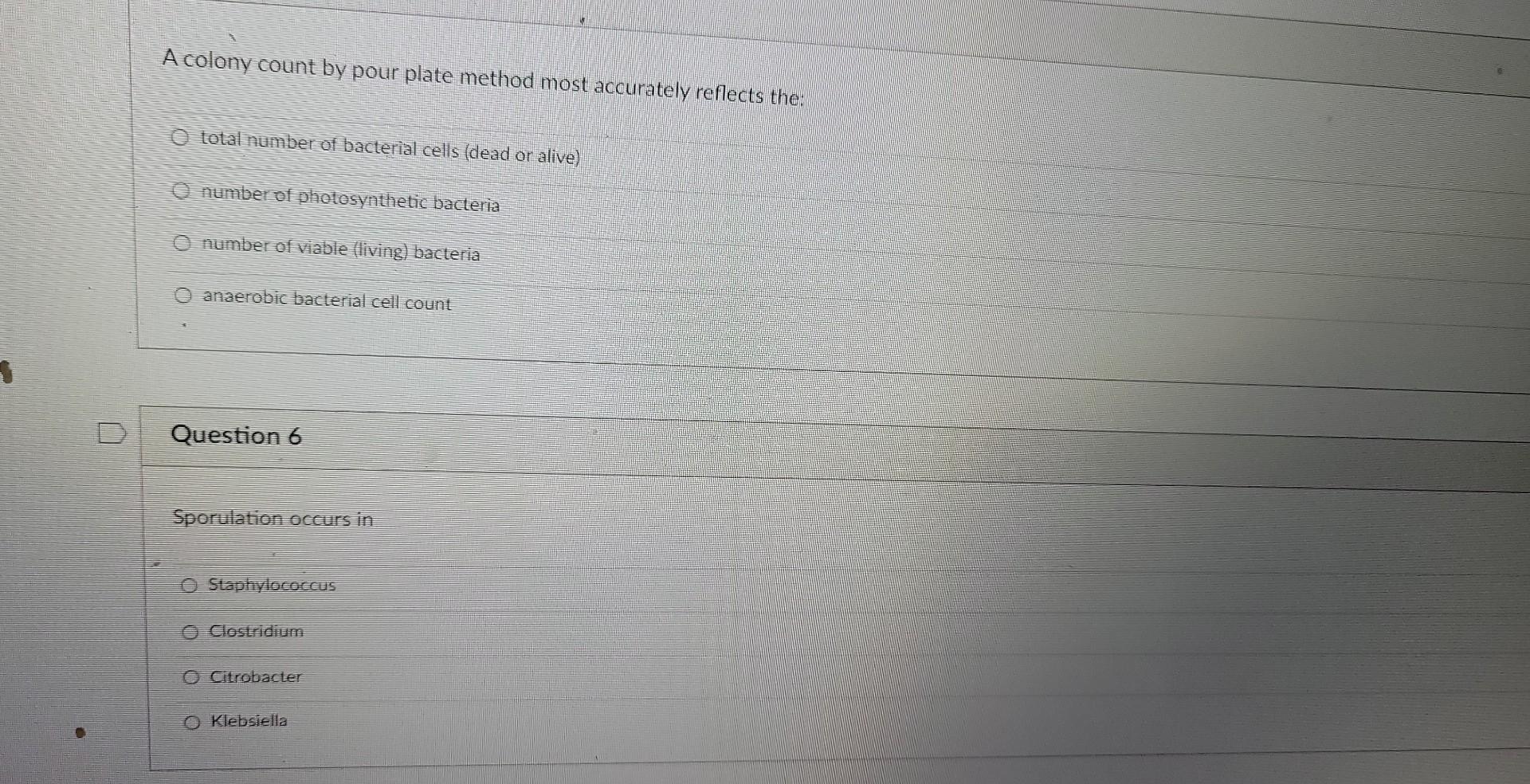 Solved A colony count by pour plate method most accurately | Chegg.com