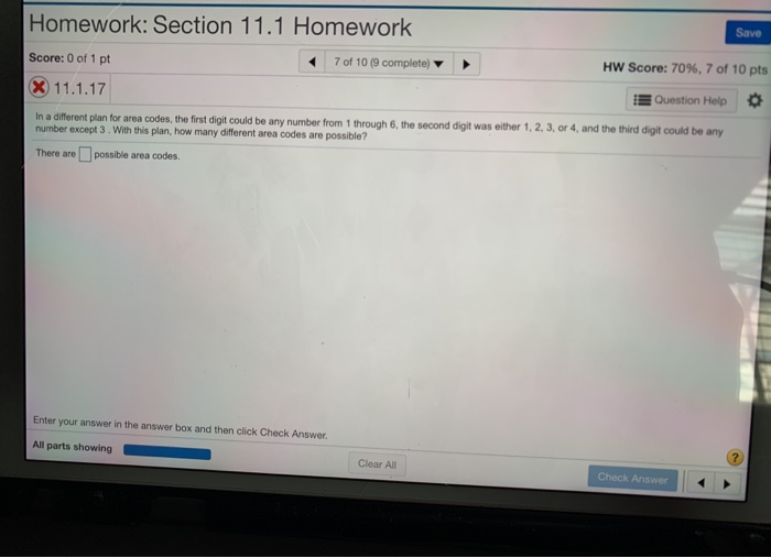 Solved Homework Section 11 1 Homework Save Score 0 Of 1 Pt
