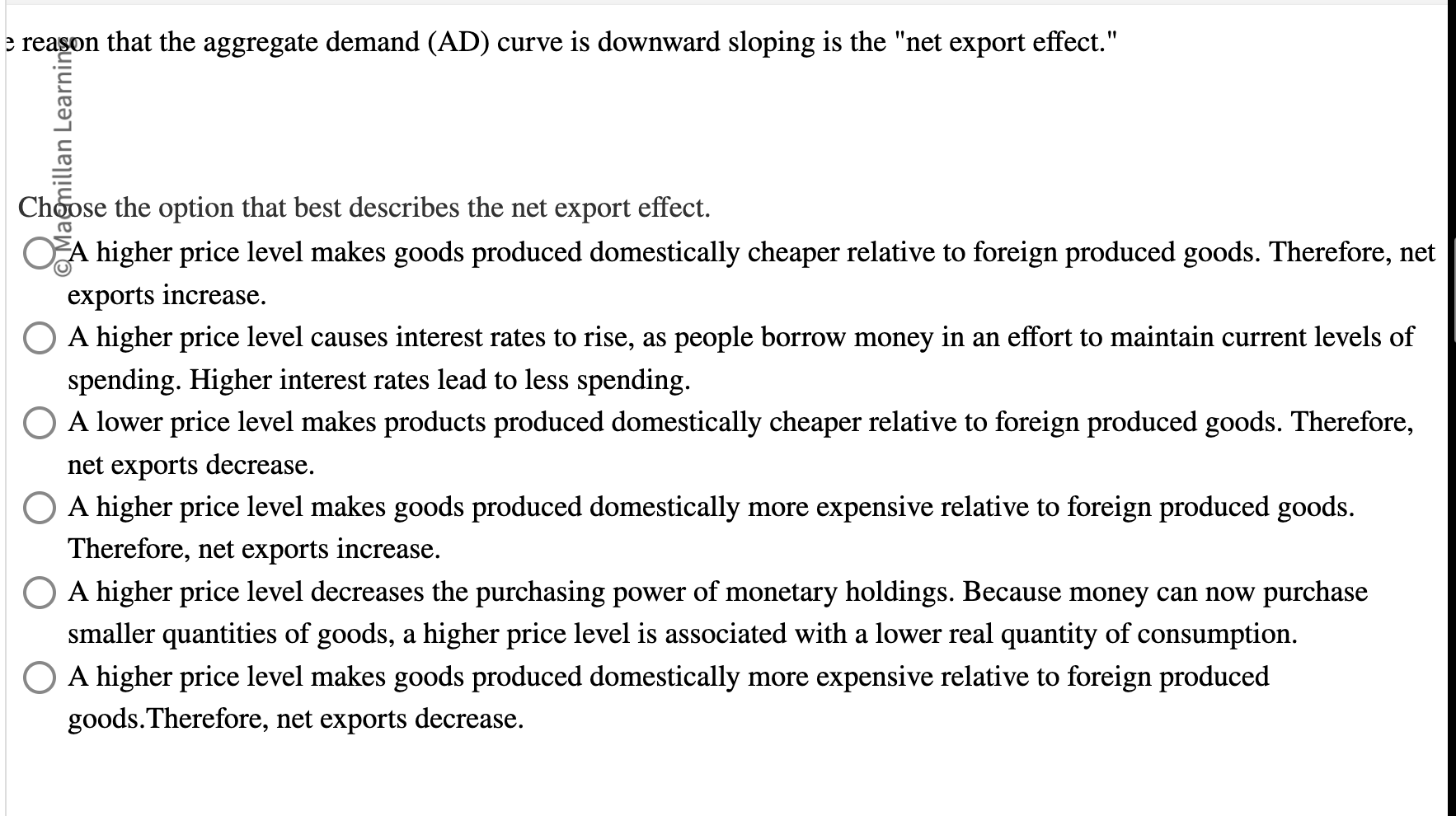 Solved 2 ﻿reason that the aggregate demand | Chegg.com