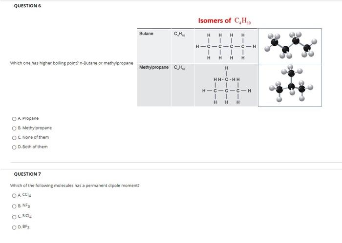 Solved What types of intermolecular forces exist between HBr | Chegg.com