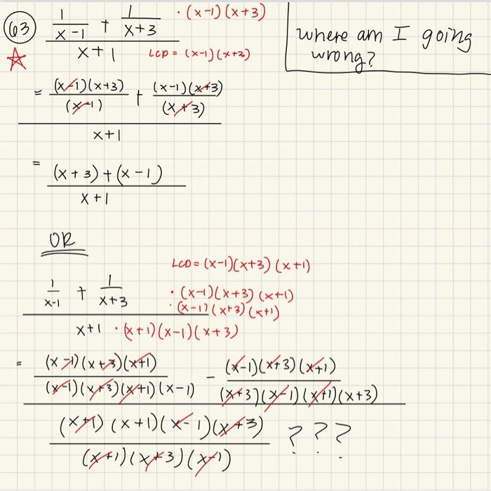 where am I going wrong? Please show as many steps as | Chegg.com