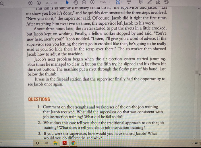 Solved What types of OJT your previous employers used? Based | Chegg.com