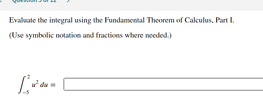 Solved Evaluate the integral using the Fundamental Theorem | Chegg.com