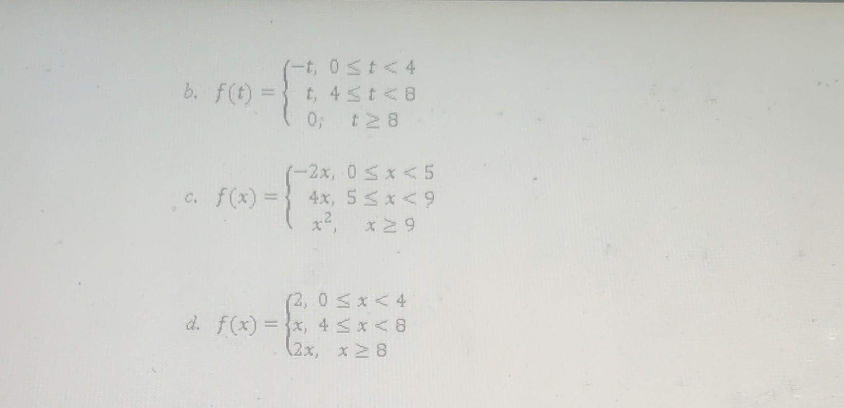 Solved graph the following functions and find the heaveside | Chegg.com