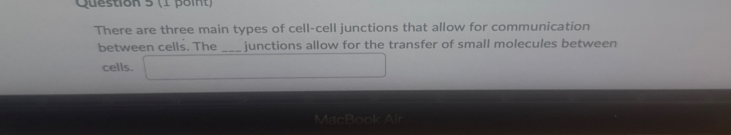 Solved There are three main types of cell-cell junctions | Chegg.com