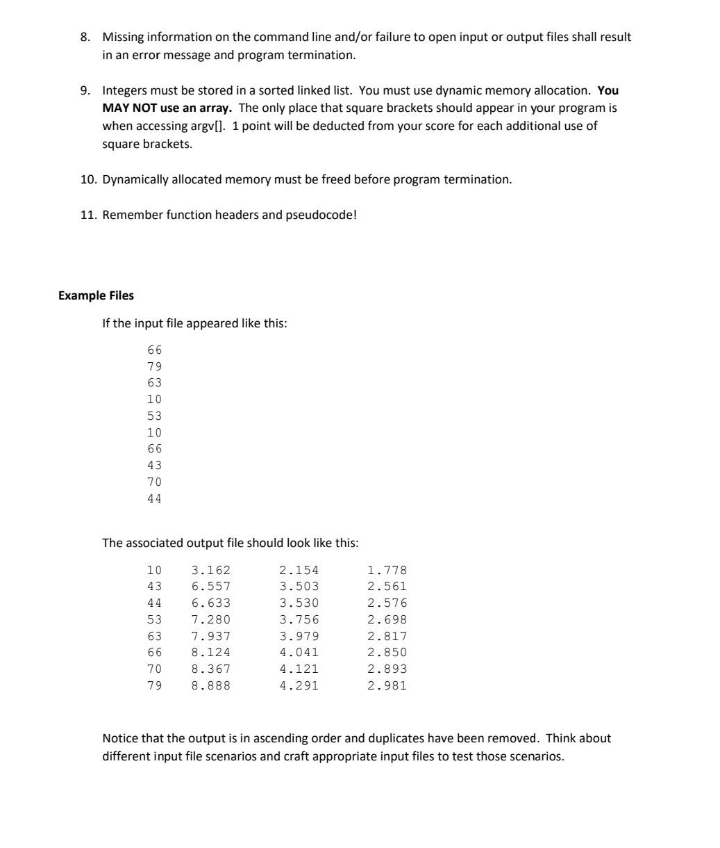 Solved ECE 1400 Final Project Requirements - Fall 2023 | Chegg.com