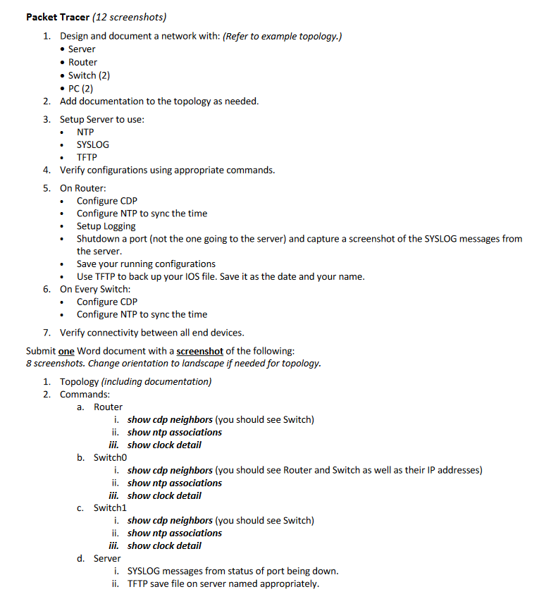 Solved CIS 272 - ﻿Module 10 ﻿Lab: Network ManagementExample | Chegg.com