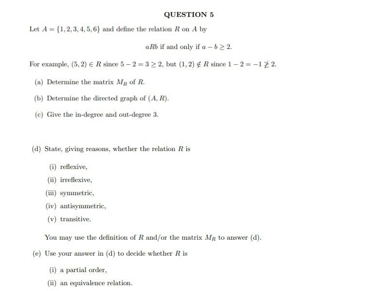 Solved Discrete Math, please do not use a | Chegg.com