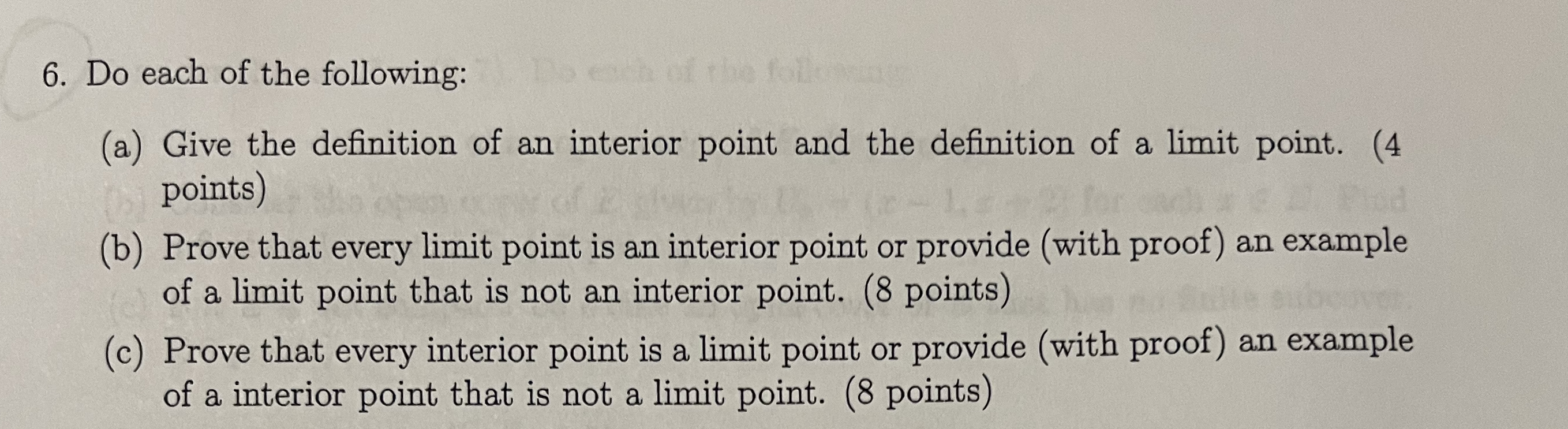 Solved Do each of the following:(a) ﻿Give the definition of | Chegg.com