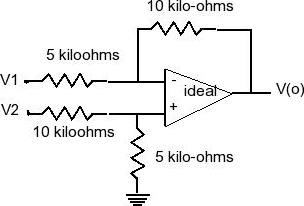 Solved Find V0 V1 = V2 = 1 V | Chegg.com