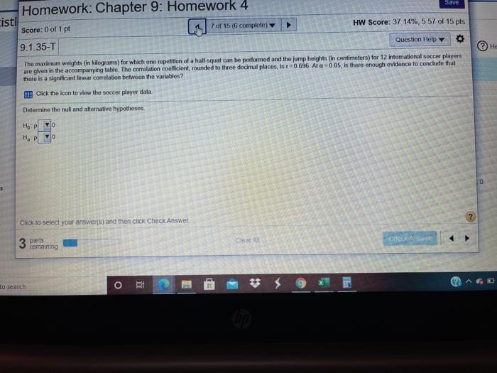 Solved Save Homework: Chapter 9: Homework 4 cisti Score: 0 | Chegg.com Solved Save Homework: Chapter 9: Homework 4 cisti Score: 0 | Chegg.com
