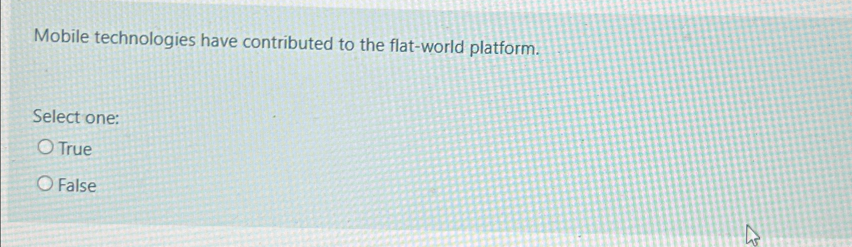 Solved Mobile technologies have contributed to the | Chegg.com