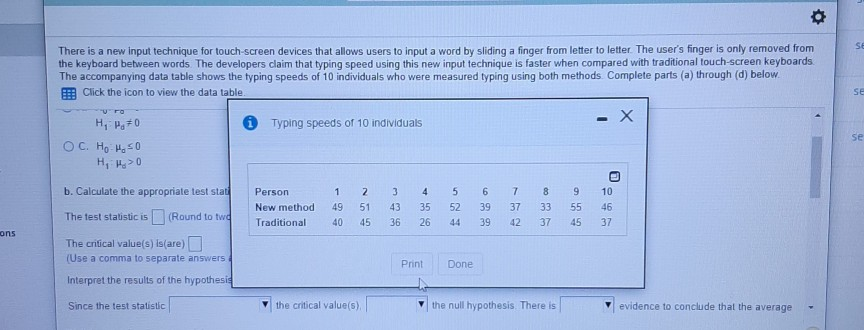 Solved se SE There is a new input technique for touch-screen | Chegg.com