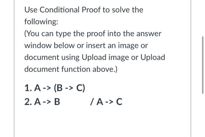 Solved intro to logic , solve proof using rules of | Chegg.com
