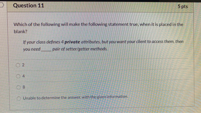 Solved D Question 1 4 pts Which of the following is the | Chegg.com