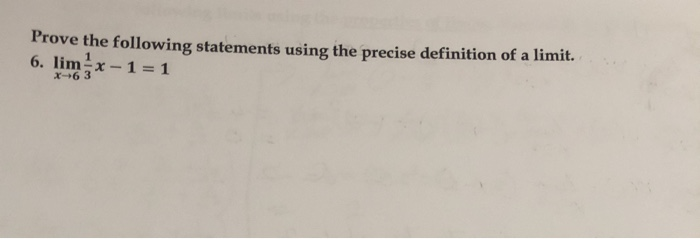 Solved Prove the following statements using the precise | Chegg.com