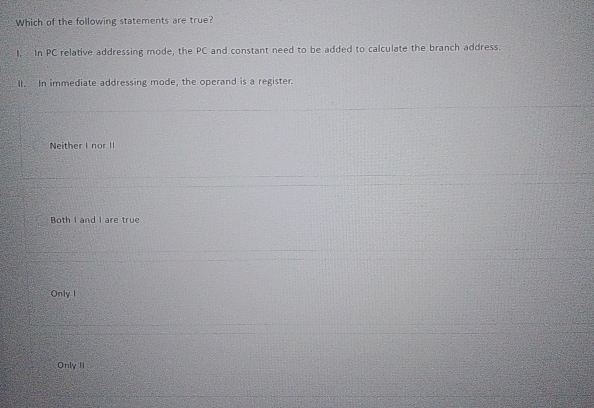 Solved Which of the following statements are true?In PC | Chegg.com