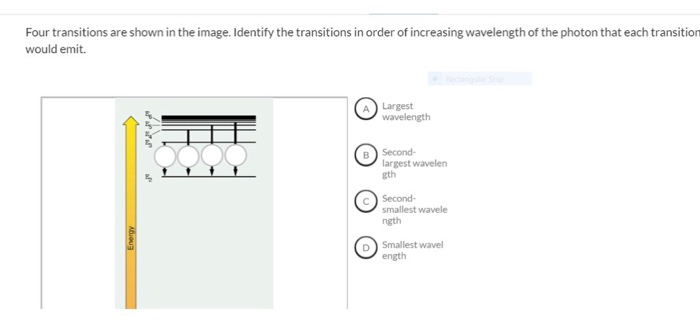 Solved Four transitions are shown in the image. Identify the | Chegg.com